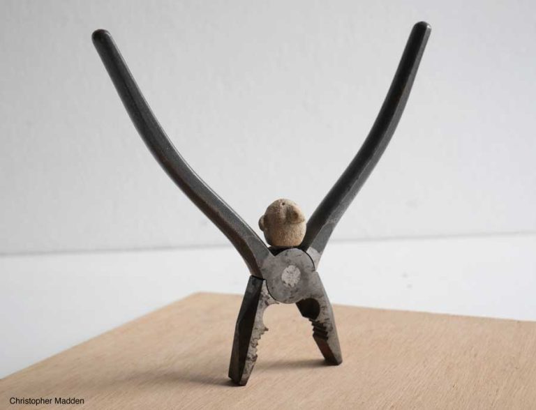 Anthropomorphic found object sculpture – Christopher Madden